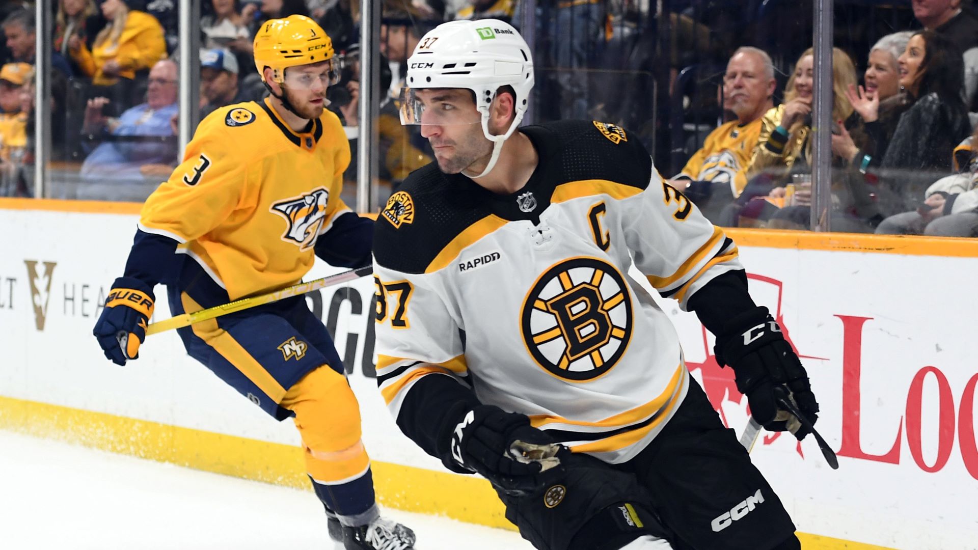 How Bruins Will Handle Patrice Bergeron's Minutes Over Stretch Run