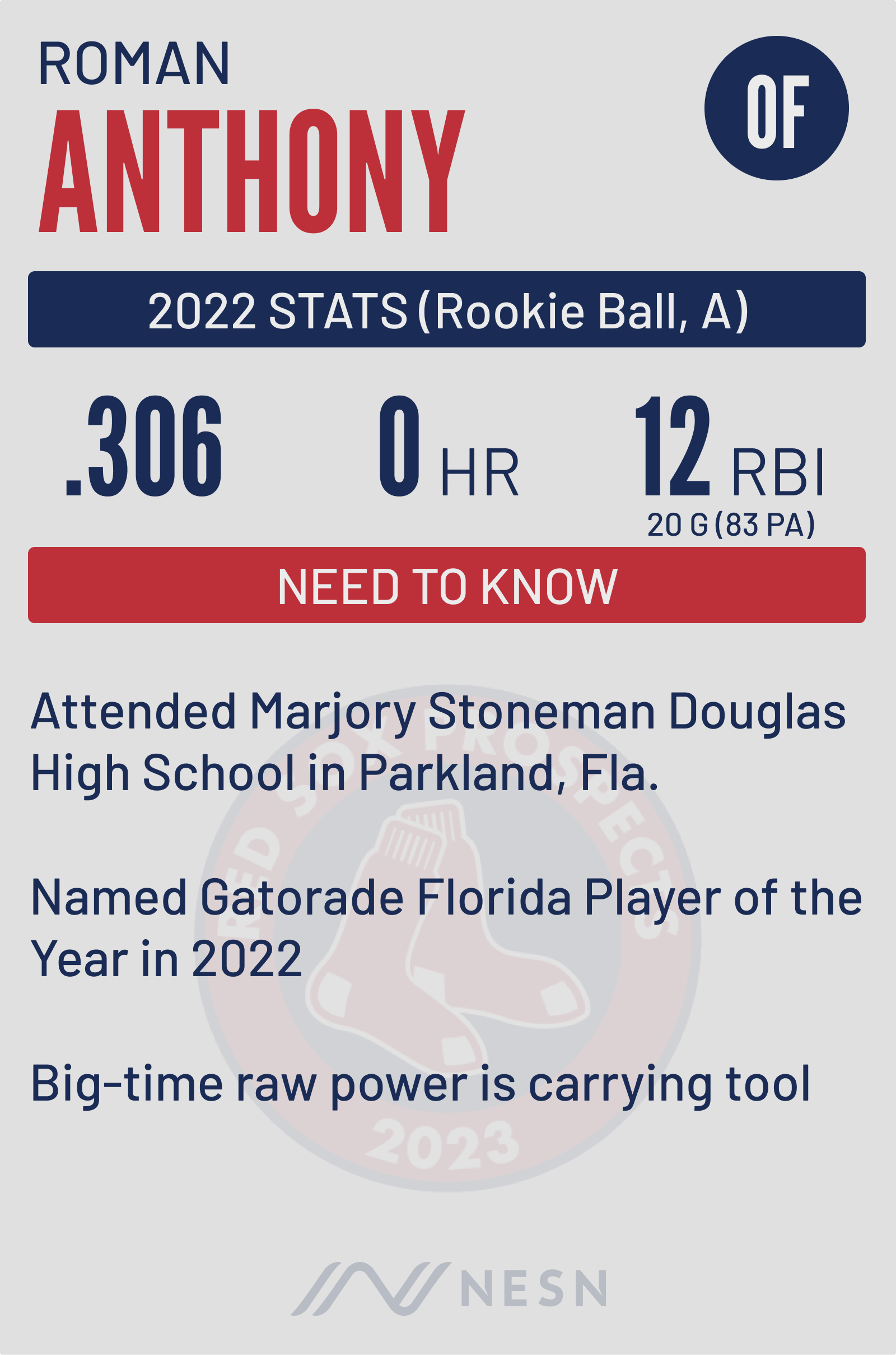 Red Sox Prospect Outlook: Is Roman Anthony Breakout Candidate?