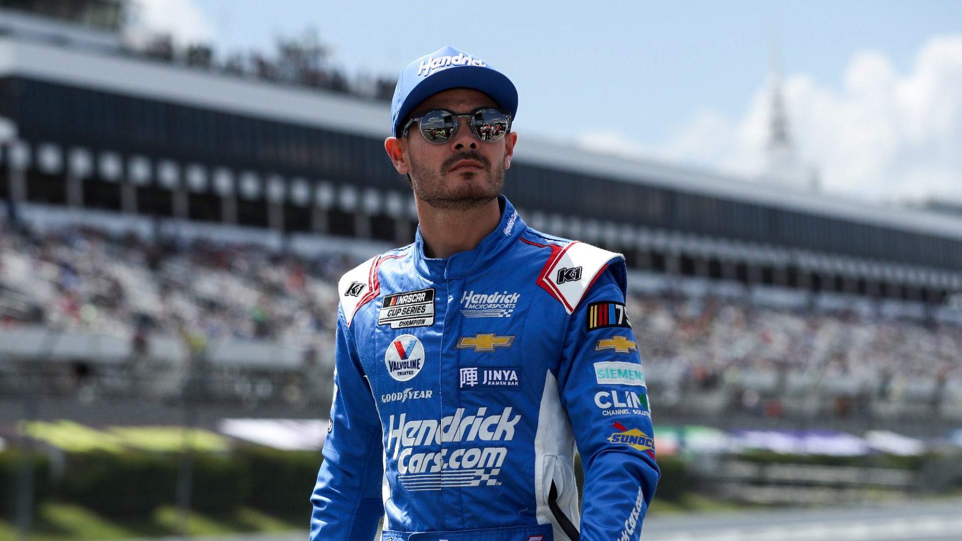 Kyle Larson Takes Shot At Denny Hamlin After Wreck: 'Denny's Always Right'