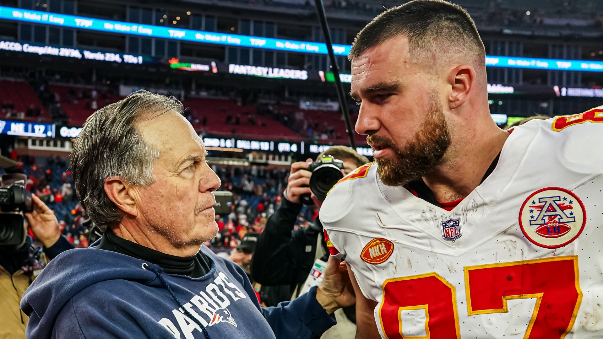 Travis Kelce Shares Admiration For Bill Belichick After Patriots-Chiefs