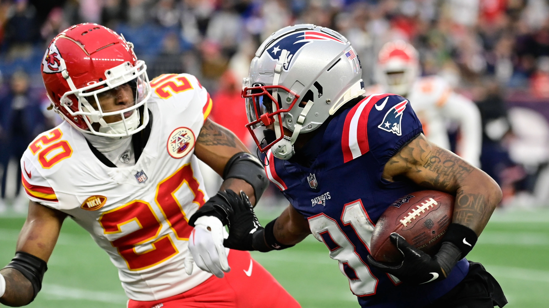 Patriots' Demario Douglas Fined For Unnecessary Roughness Vs. Chiefs