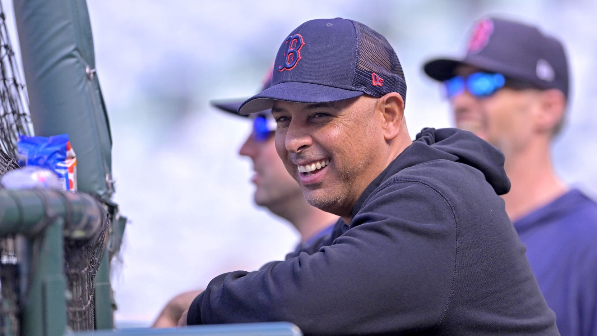 Red Sox's Alex Cora Dusts Off Swing During College Alumni Game