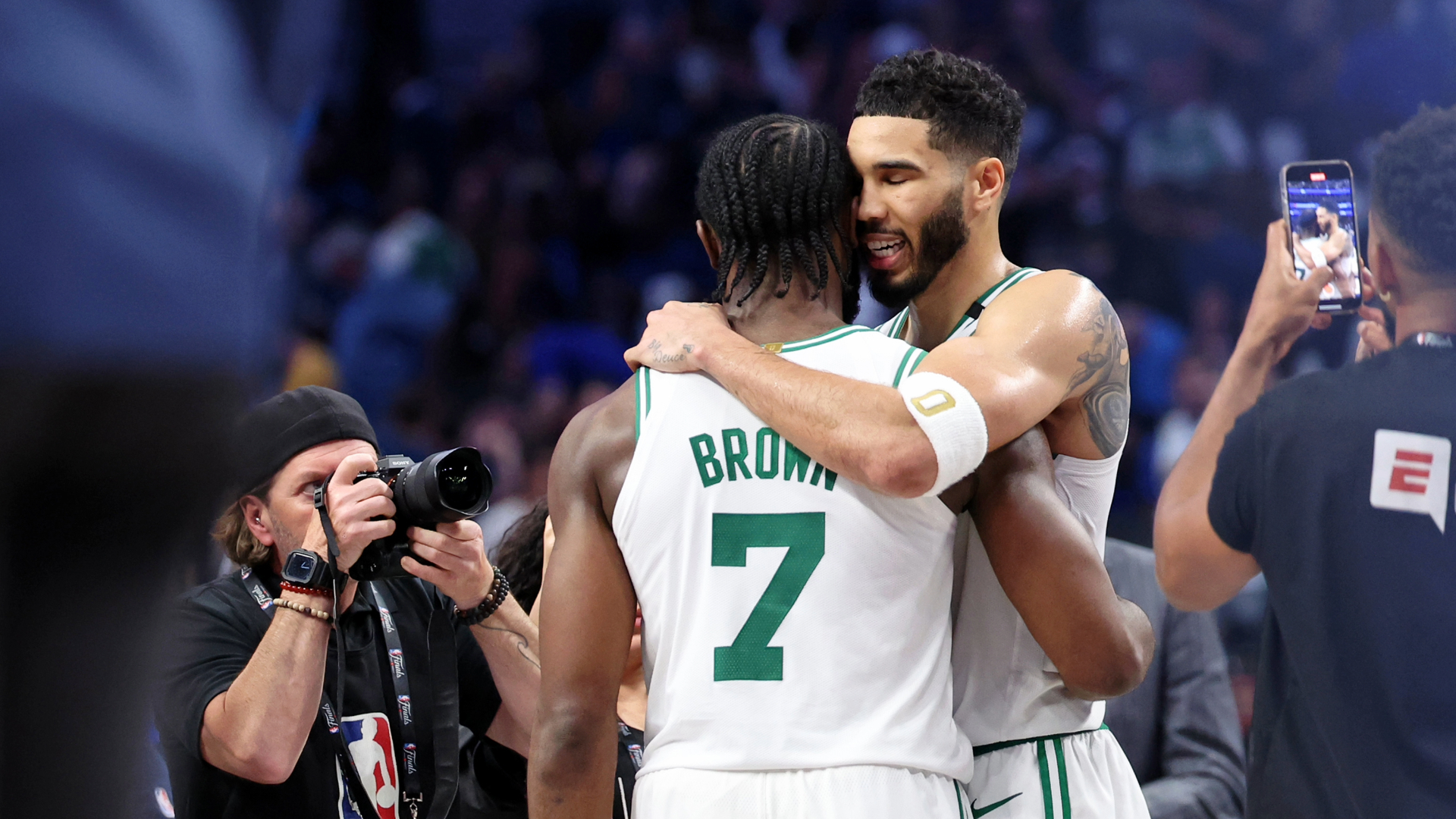 Jayson Tatum, Jaylen Brown Shared 'Long Time' NBA Finals Moment