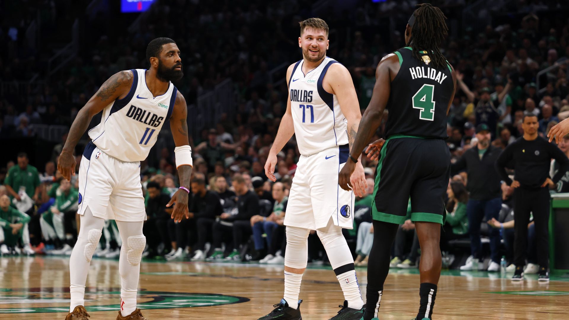 What Kyrie Irving Told Luka Doncic After Pair Of Losses To Celtics