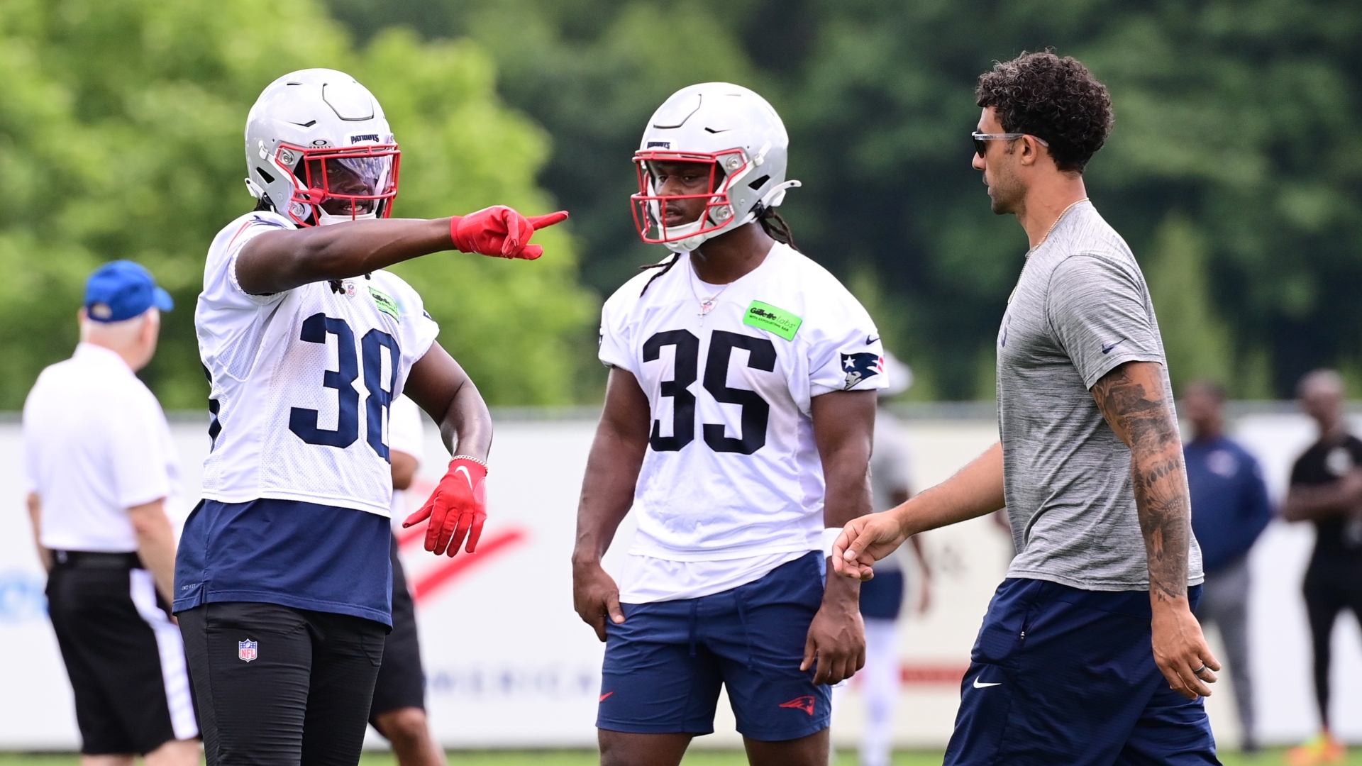 Brandon Bolden Blocks Kick, Knocks Chargers Punter Out Of Game (GIF ...