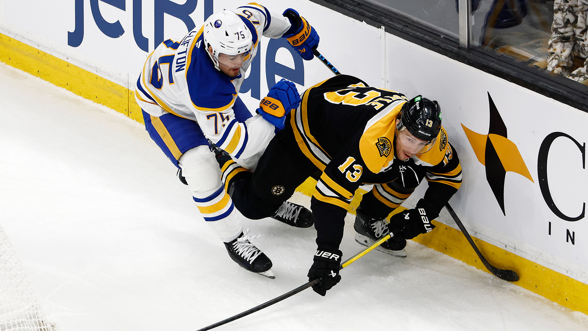 Bruins-Sabres Matchup Features Two Of NHL's Biggest Hitters
